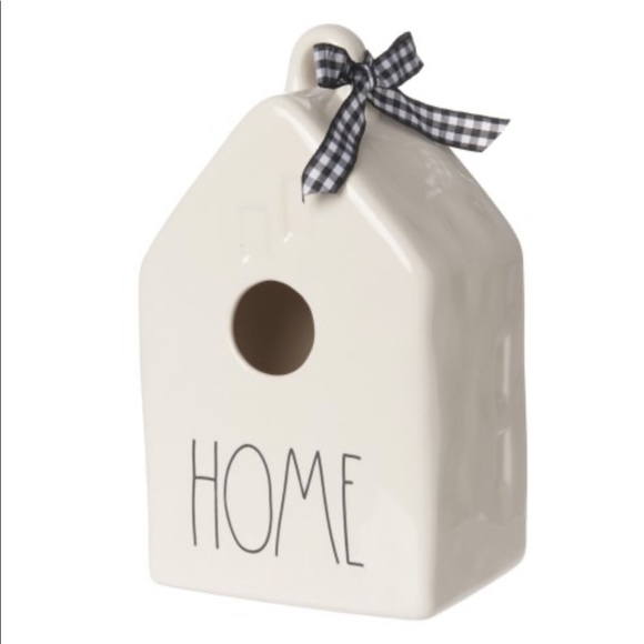 Rae Dunn | Accents | Rae Dunn Home Elongated House Shaped Birdhouse Nwt ...